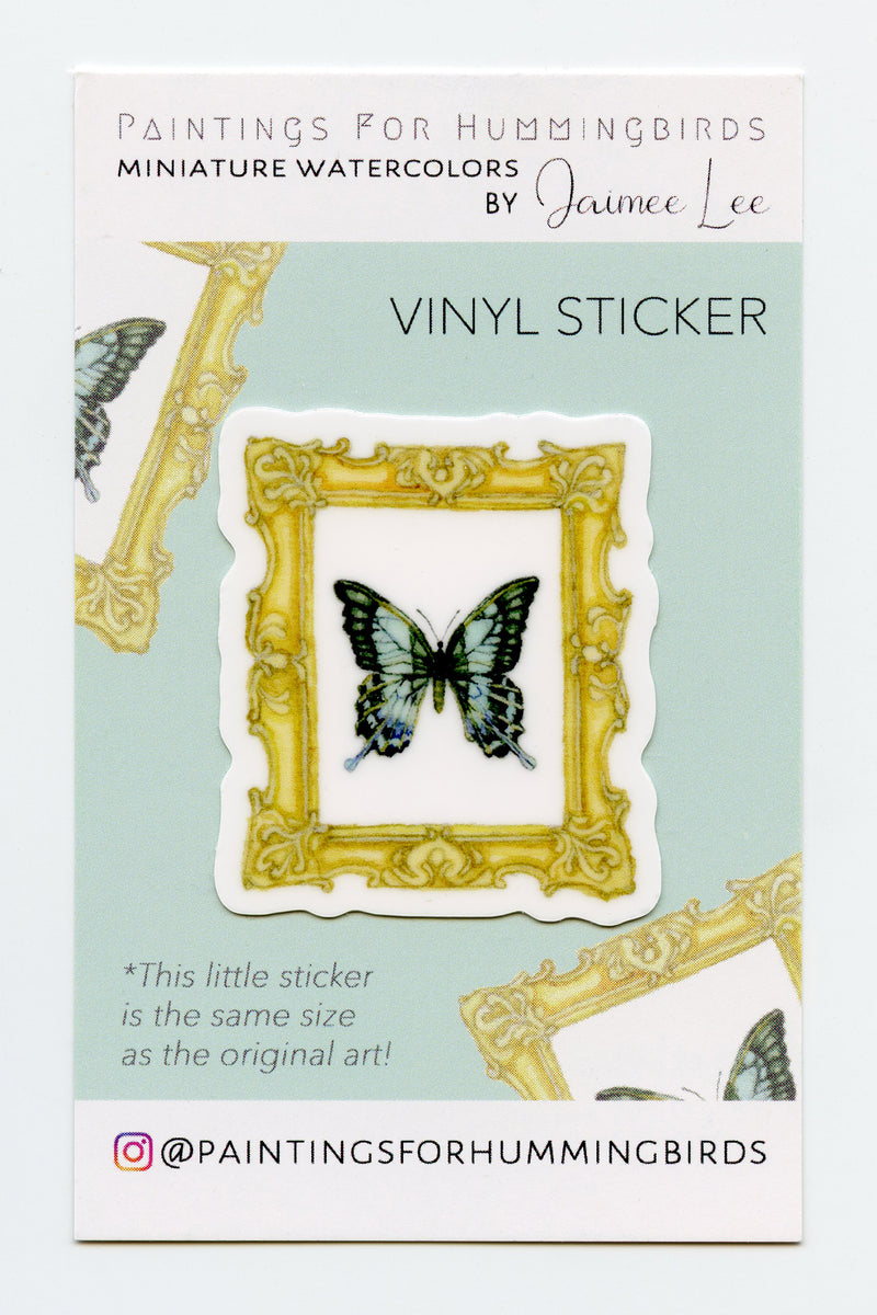 "Merryweather" Vinyl Sticker – Paintings For Hummingbirds