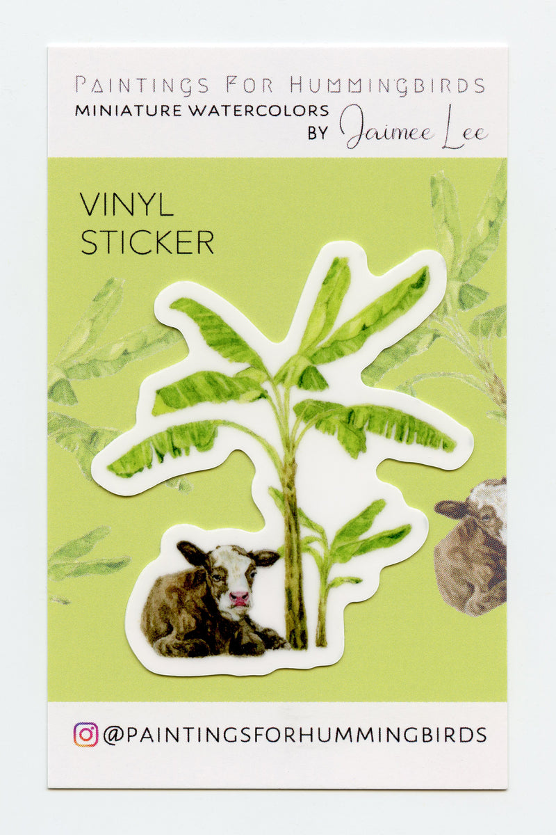 "Sanctuary" Vinyl Sticker – Paintings For Hummingbirds